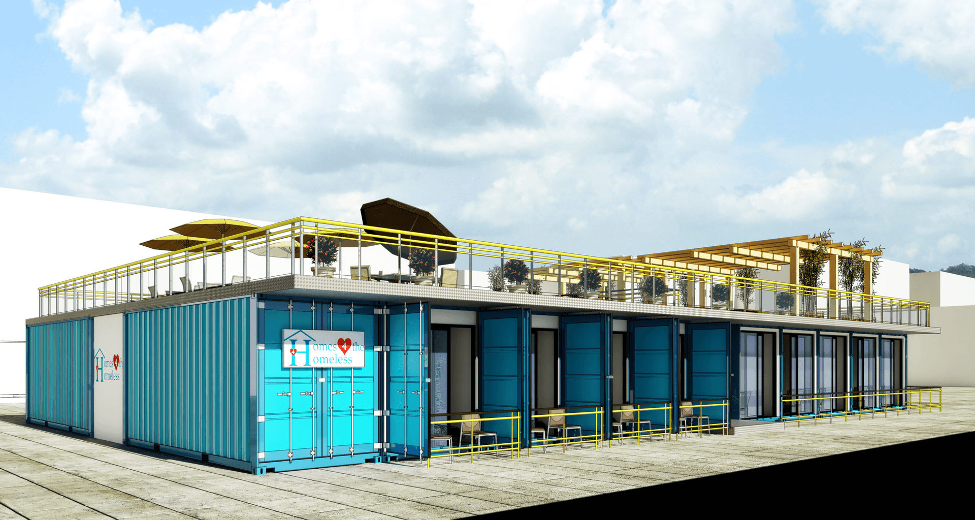 Container Housing - Homes 4 The Homeless